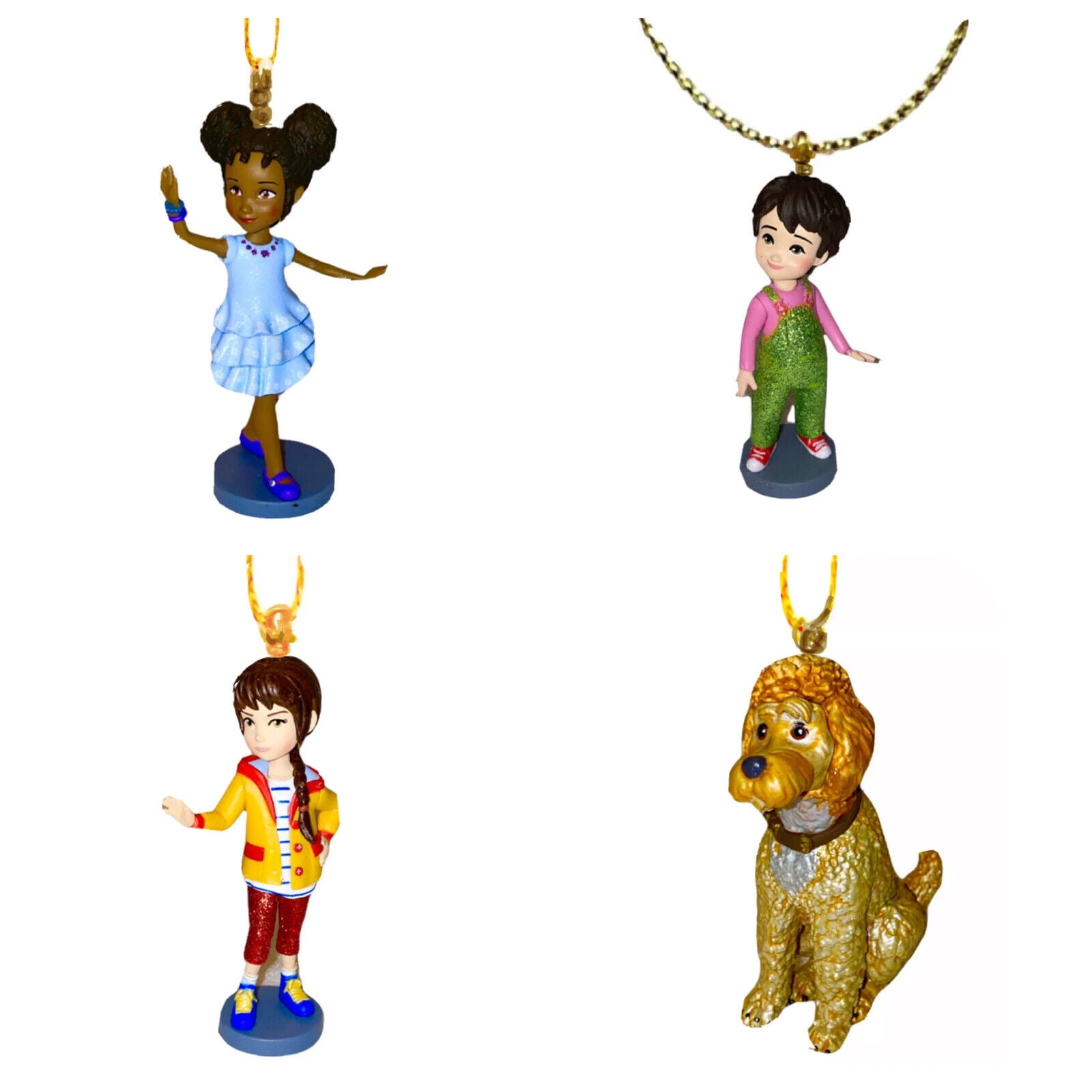 4 PVC Ornament Bree Frenchy Dog Grace Jo Jojo Clancy Figure Figure ...
