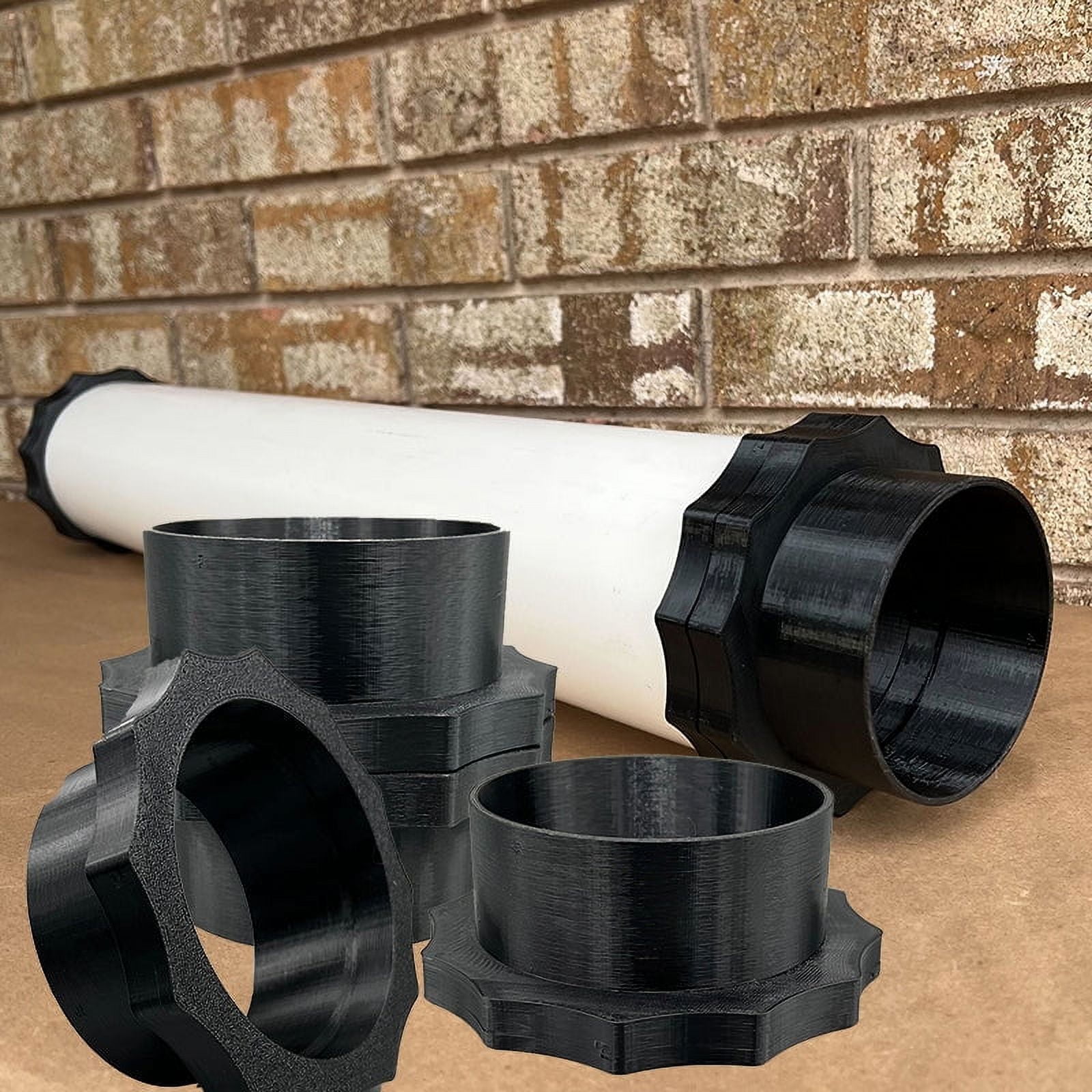 4" PVC Port Magnetic Dust Collector Fitting - Quick Disconnect ...
