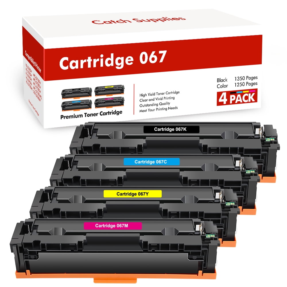 4-Pack 067 Toner Cartridge Compatible for Canon 067 067H CRG-067 imageClass MF656Cdw MF654Cdw ...