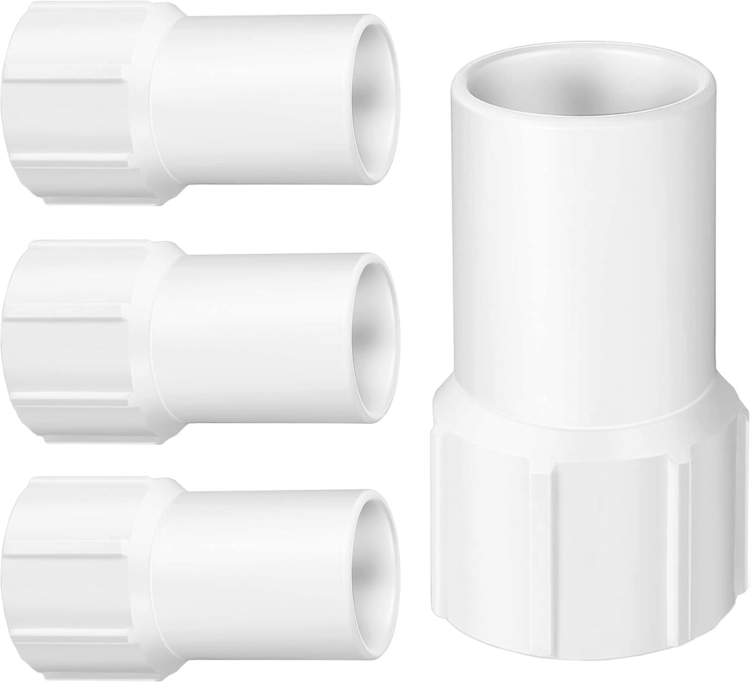 (4-Pack) 1-1/2" Threaded Pool Vacuum Hose Cuffs Replacement- 1.5" Pool ...