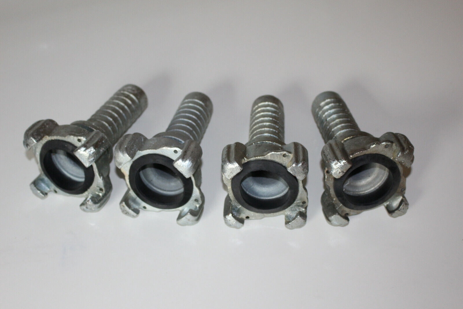 4-Pack 1-1/4" Universal Chicago Hose Coupling - Barb End , 4-Lug ...
