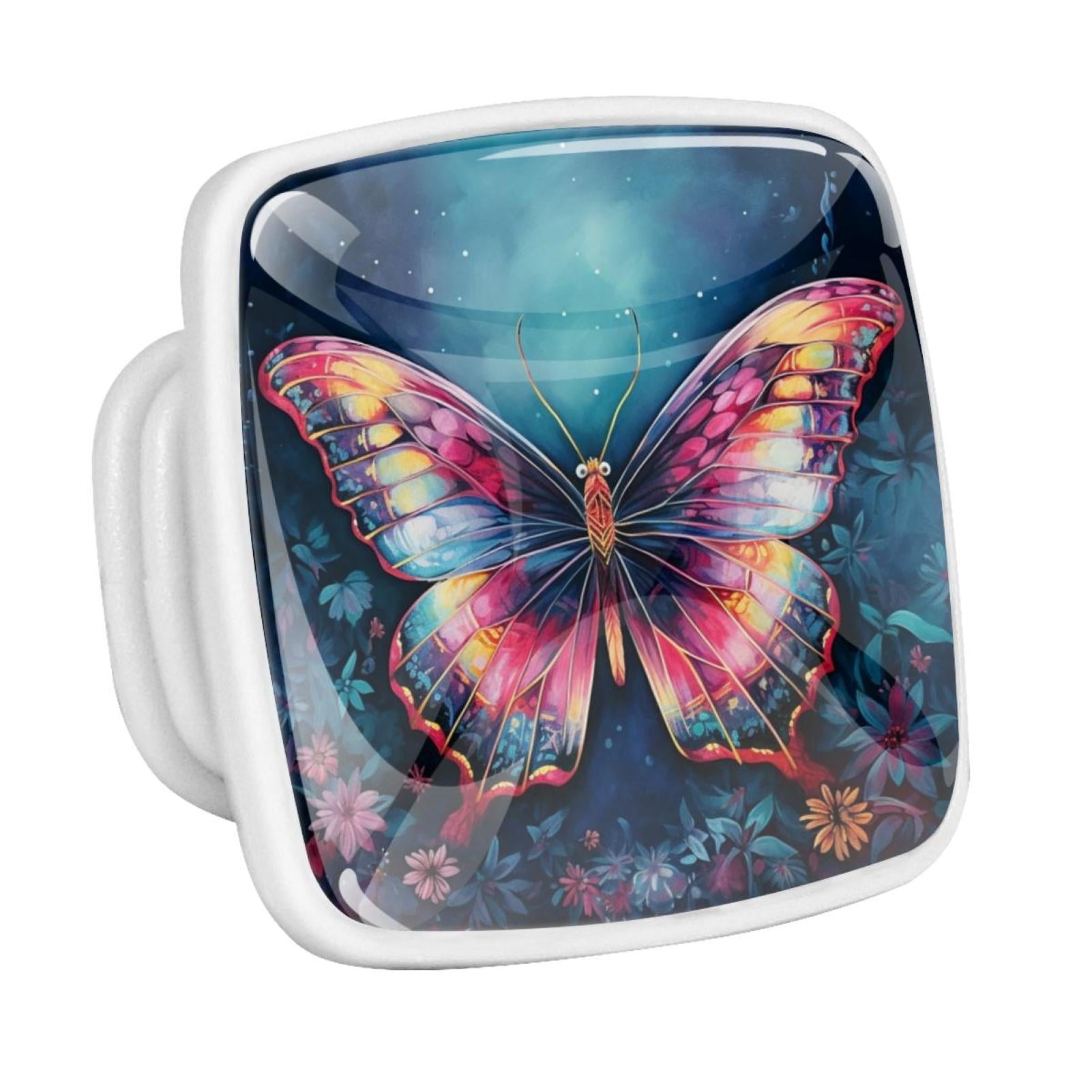 HemaKayy 4 Pack 1.18" Decorative Cabinet Knobs - Add a Magical Glow to Your Cabinets - Durable ...