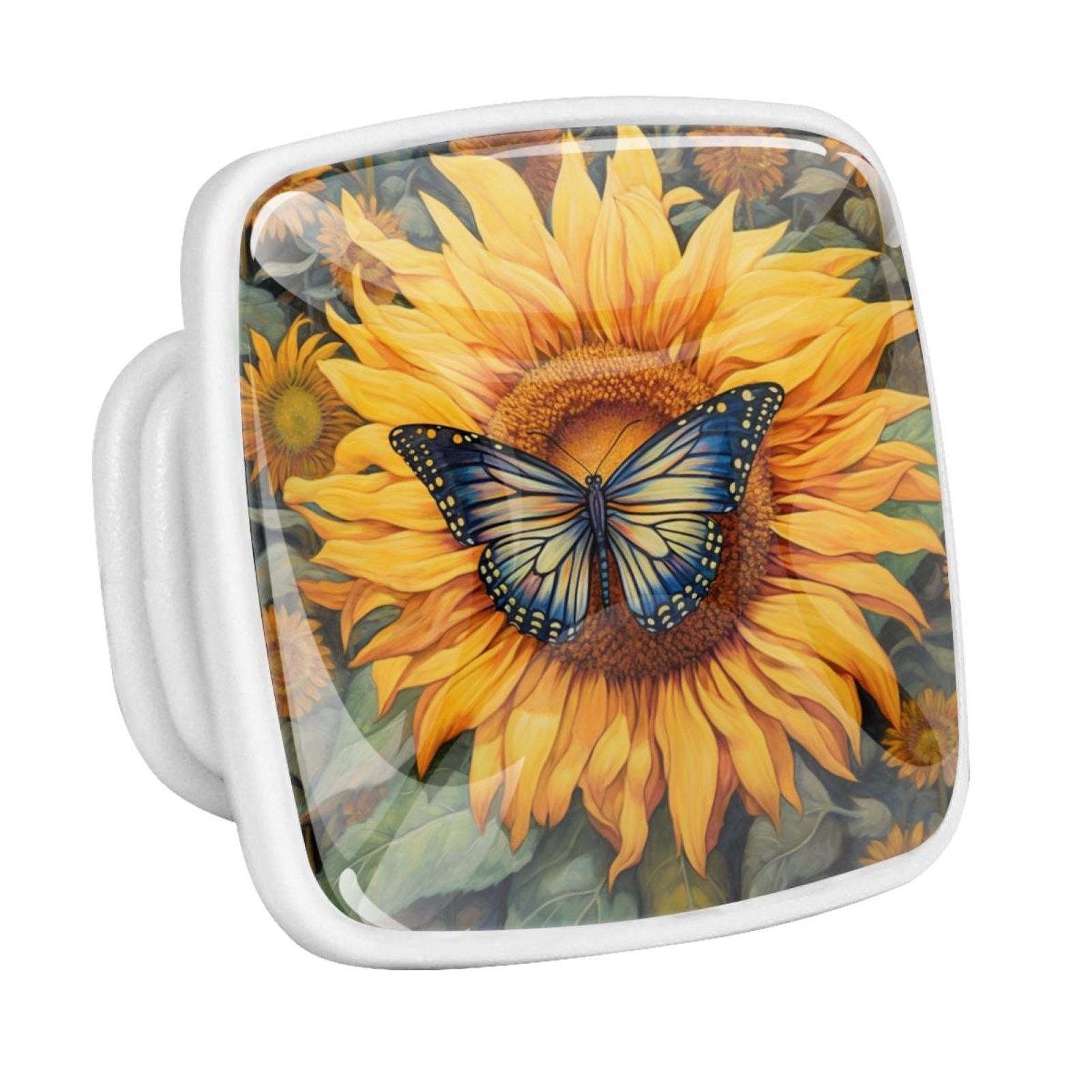 HemaKayy 4 Pack 1.18" Decorative Cabinet Knobs - Add a Magical Glow to Your Cabinets - Durable ...