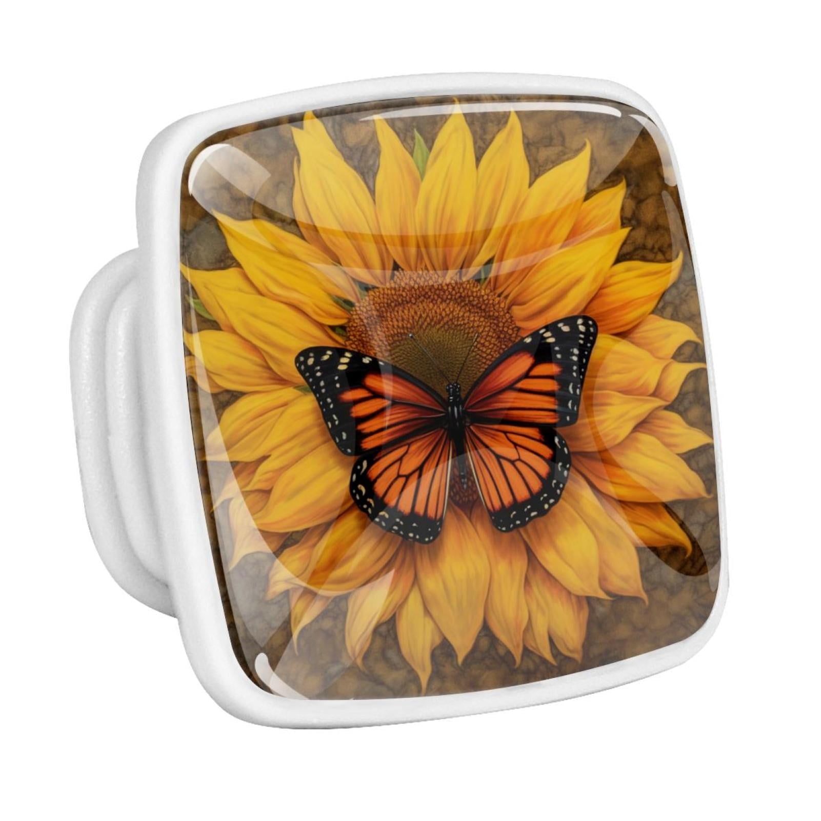 HemaKayy 4 Pack 1.18" Decorative Cabinet Knobs - Add a Magical Glow to Your Cabinets - Durable ...