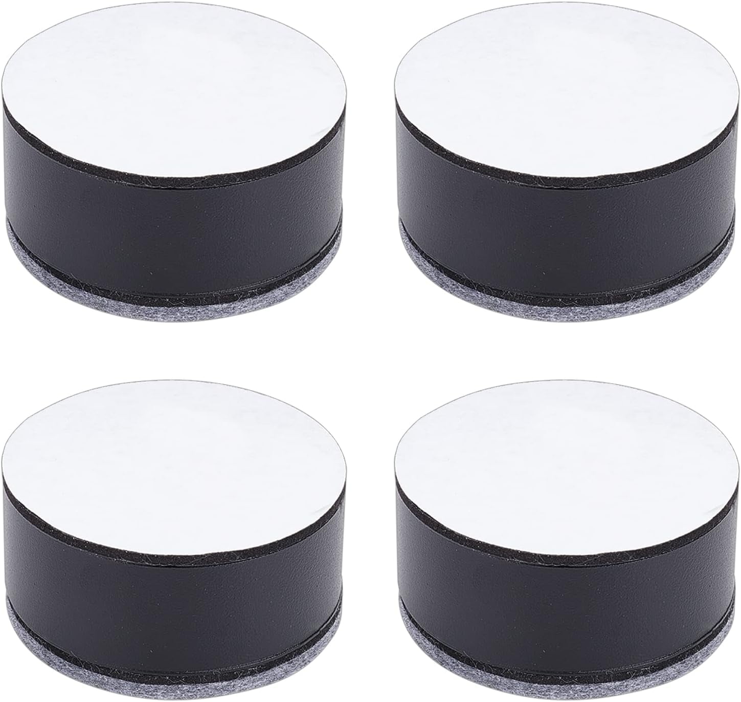 4 Pack 1.18 Inches Round Risers for Furniture Table Foot Lift Pad Adds ...
