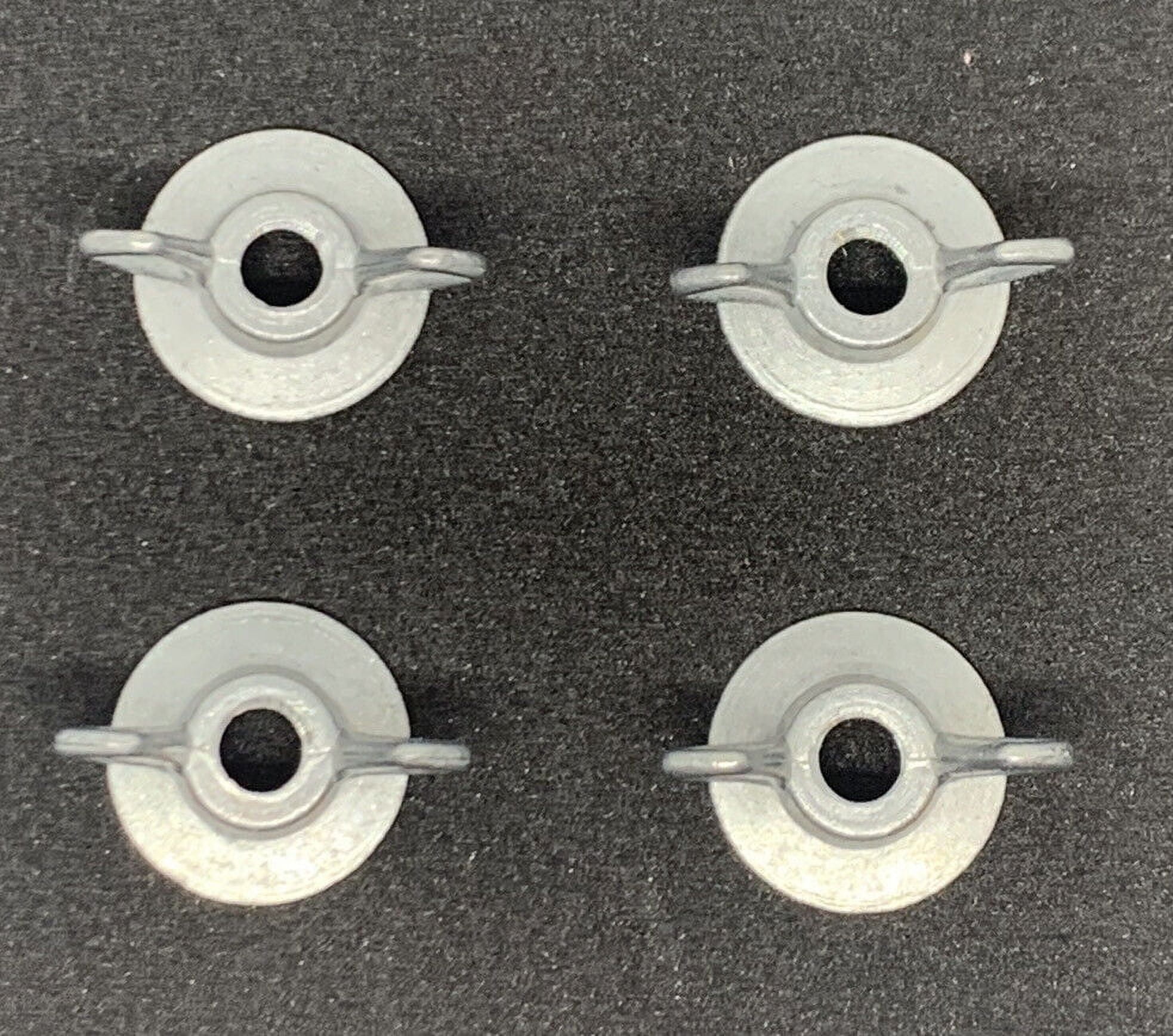 4-Pack 1/4"-20 Air Cleaner Wing Nuts - Universal Carburetor Fasteners ...