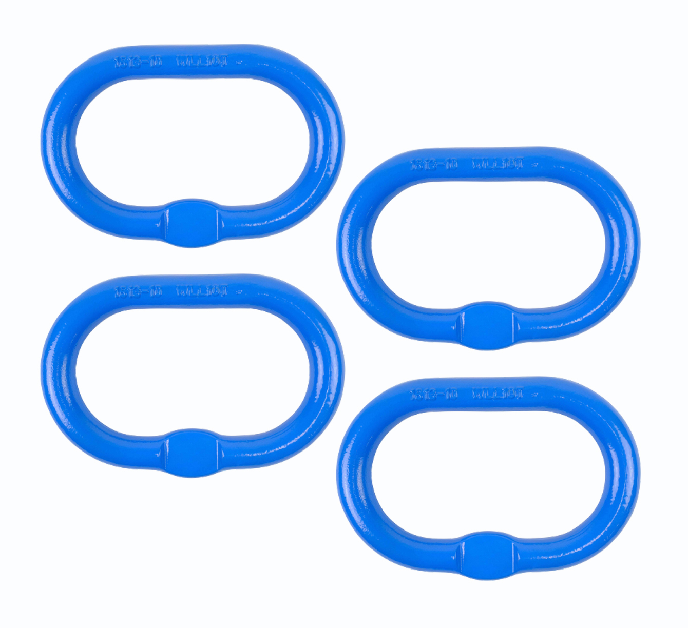 (4 Pack) 1 Inch Oblong Master Link for Chain & Wire Rope, Grade 100 ...