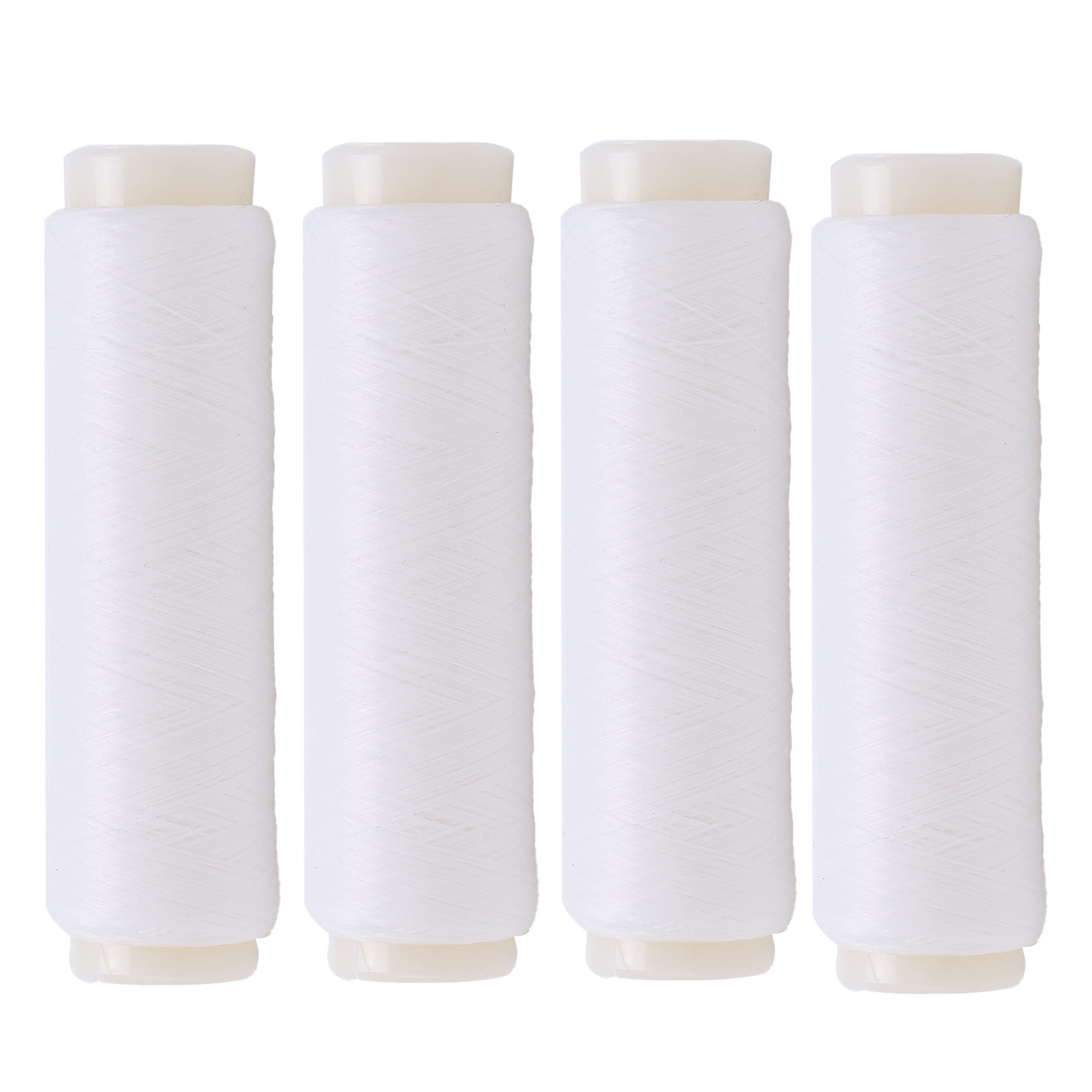 4-Pack 100/200m Invisible Nylon Fishing Rubber Band Line, High Elastic ...