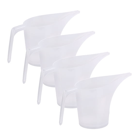 4 Pack 1000ml Plastic Measuring Cups, Measuring Jug with Long Spout ...
