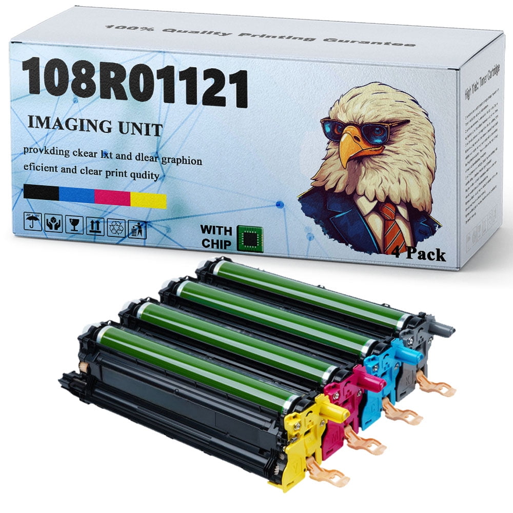 4 Pack 108R01121 Imaging Unit Compatible for Xerox C400 C405 for Phaser ...