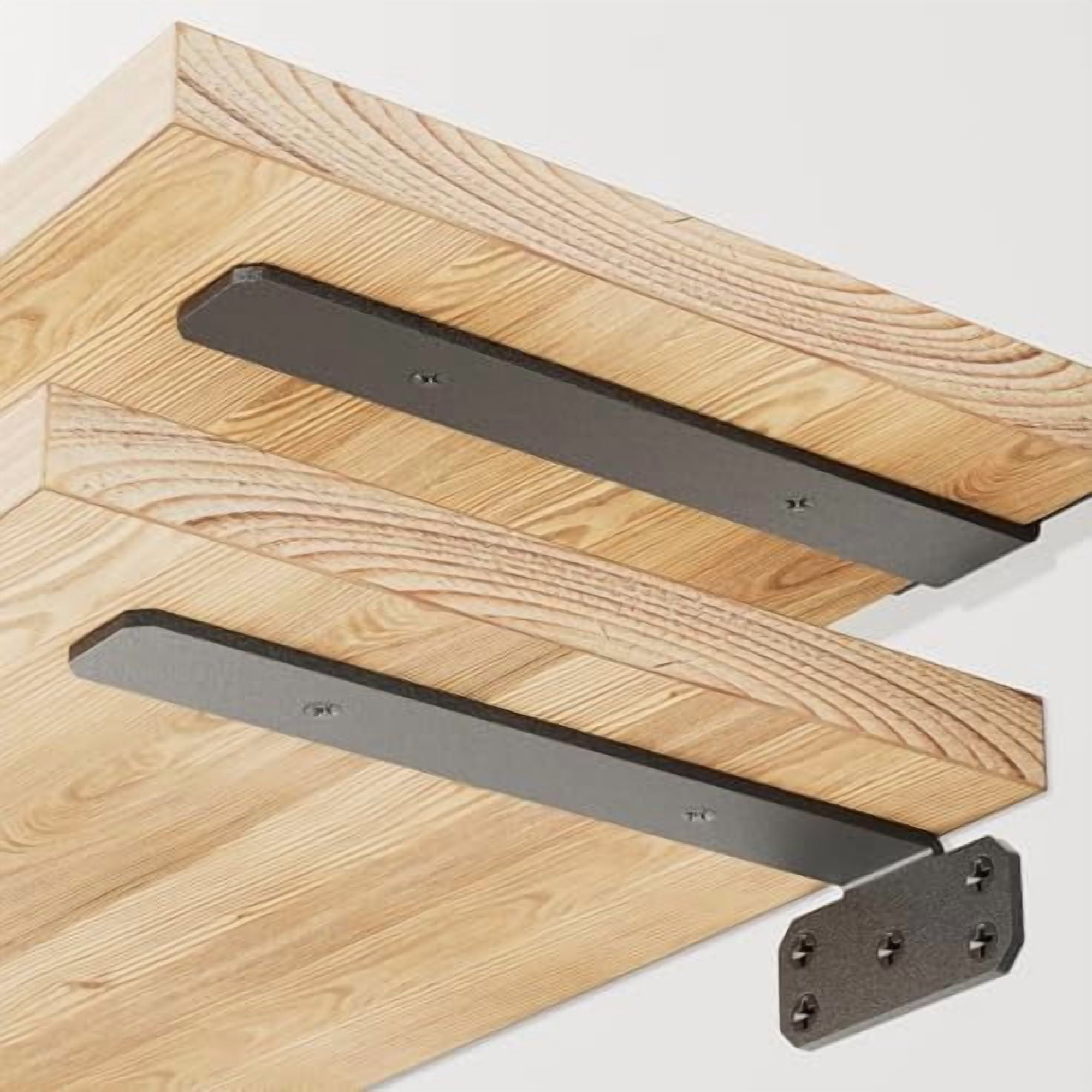 4 Pack 12" Floating Shelf Bracket, Shelves Brackets, Wood Shelving ...