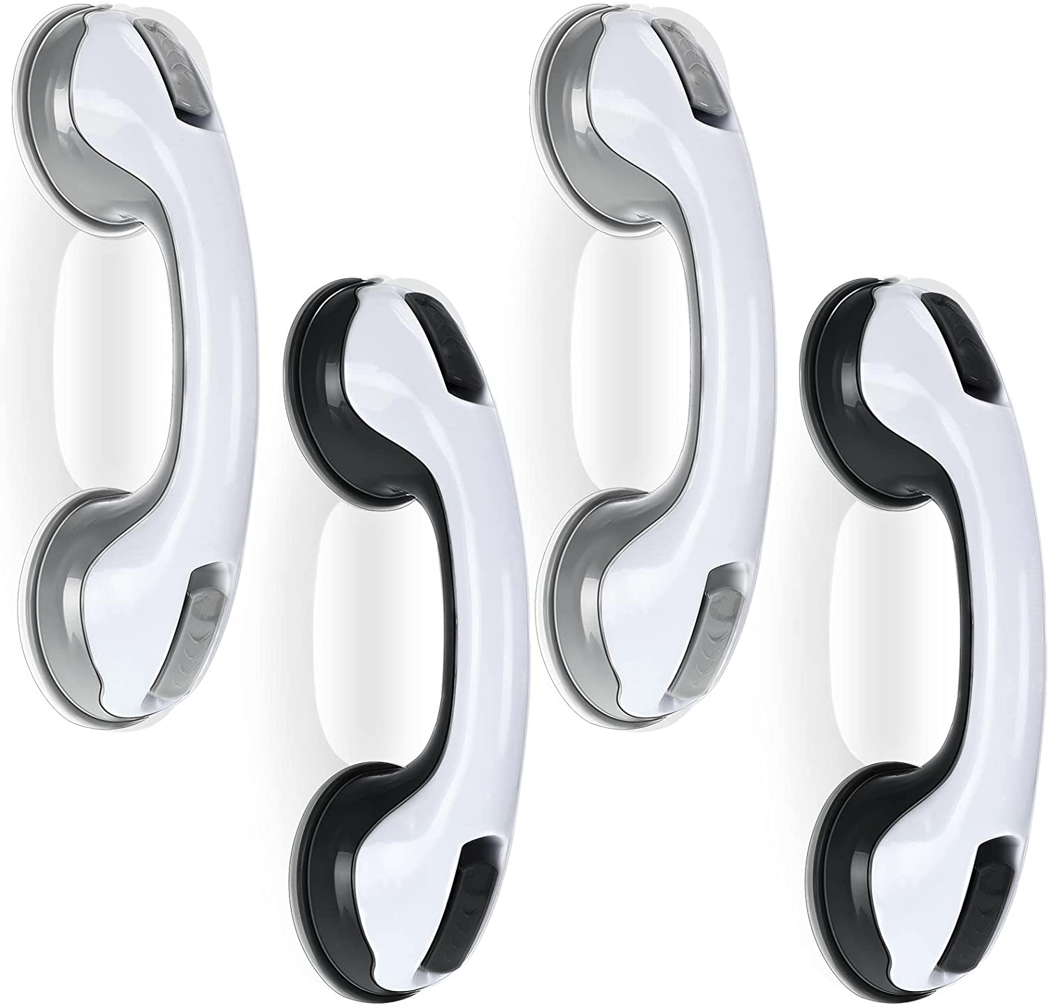 4 Pack 12 Inch Grab Bars for Bathtubs Shower Handle Shower Grab Bars ...