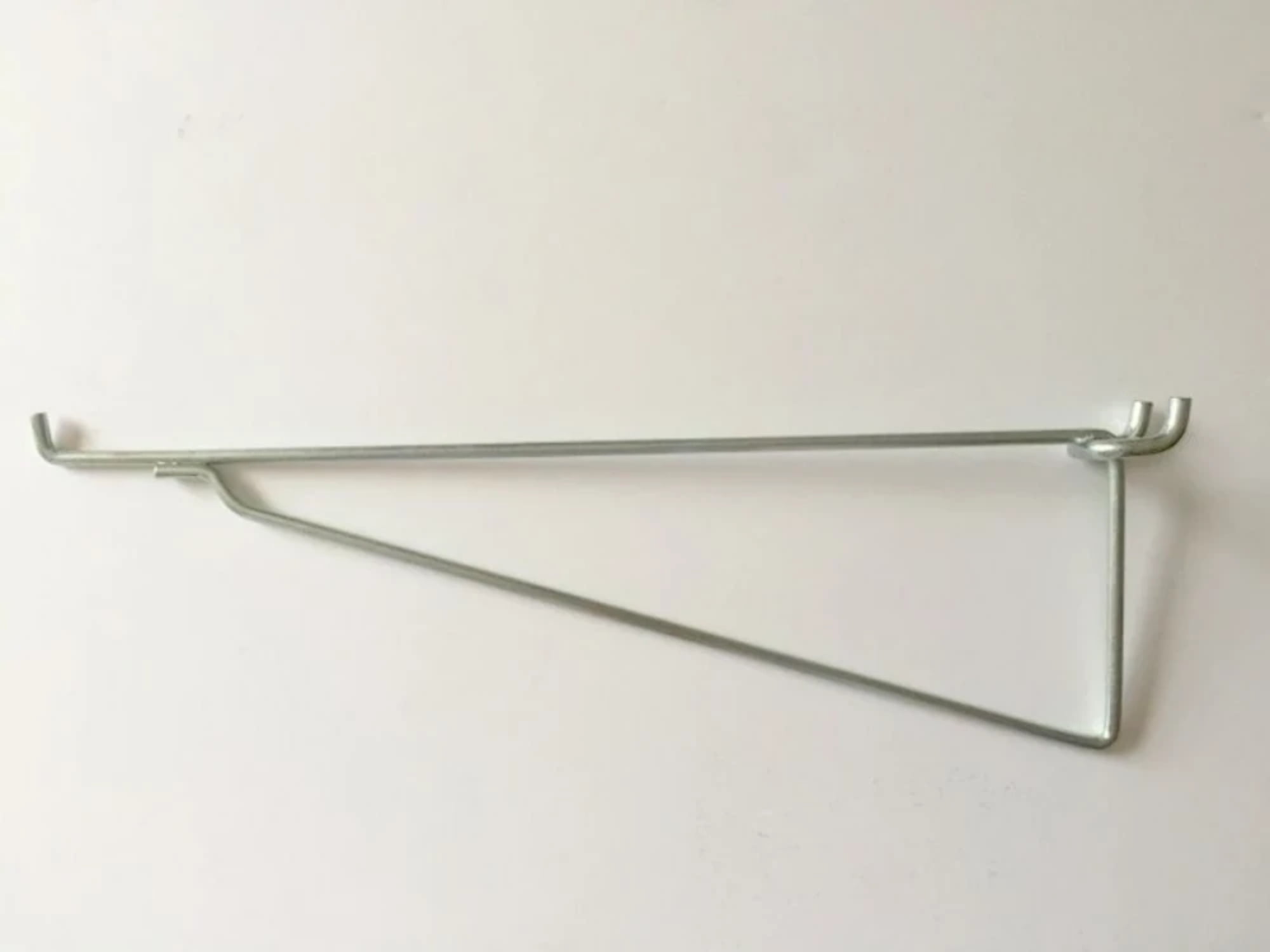 (4 Pack) 12 Inch Metal Mega Shelf Brackets for 1/8 1/4 Pegboard ...