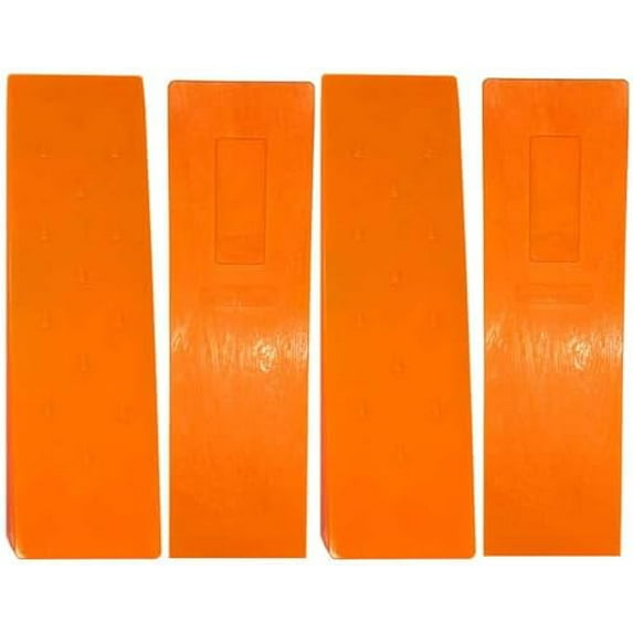 4 Pack 12" Tree Felling Wedge Logging Bucking Falling ABS Plastic ...