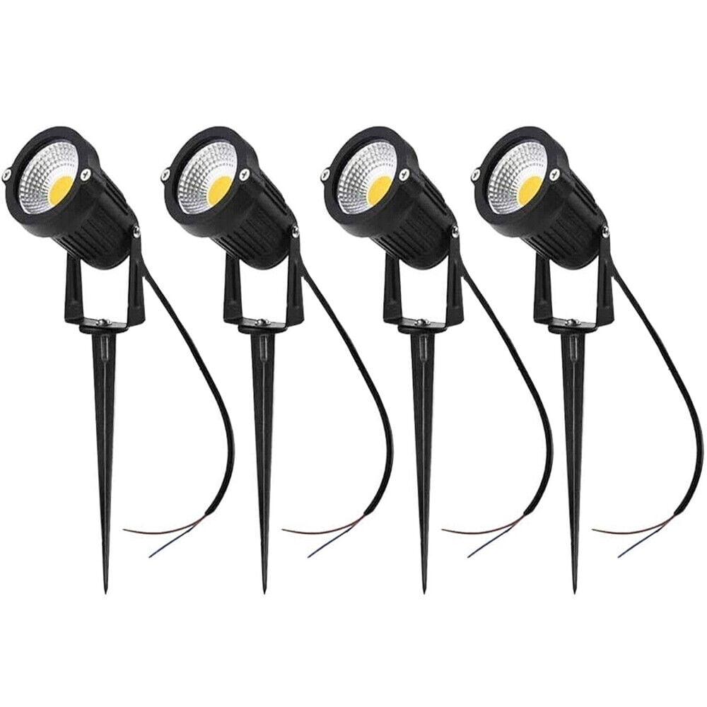 4 Pack 12V 5W LED Landscape Light,3000K Warm White,Garden Yard Outdoor ...