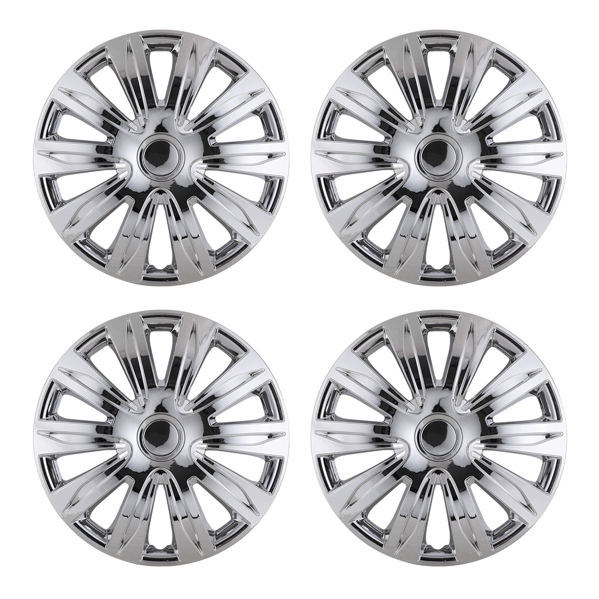 (4 Pack)13 inch Universal Wheel Rim Cover Hubcaps Snap on Car Truck Fit ...