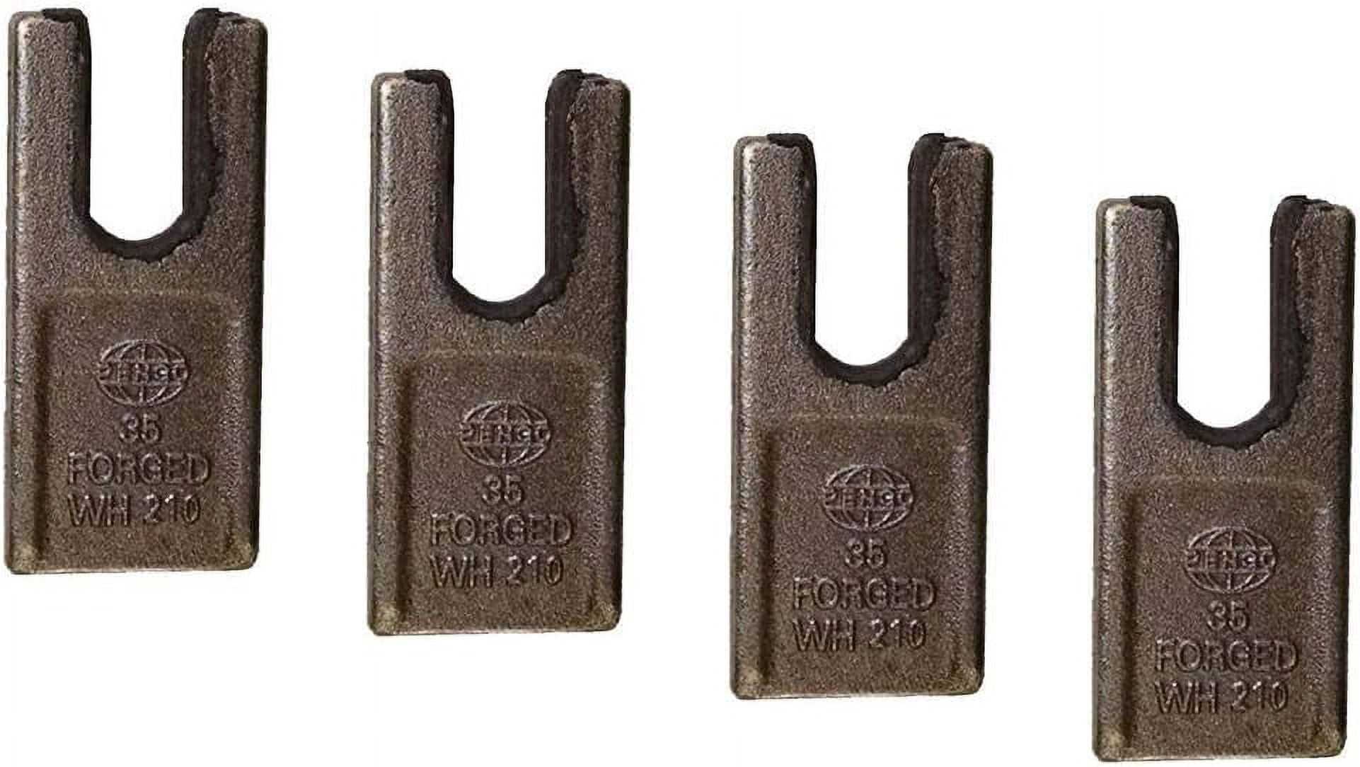 4-Pack 133835 Auger Teeth - Steel, Hex Shank, Spiral Flute, For Soil ...