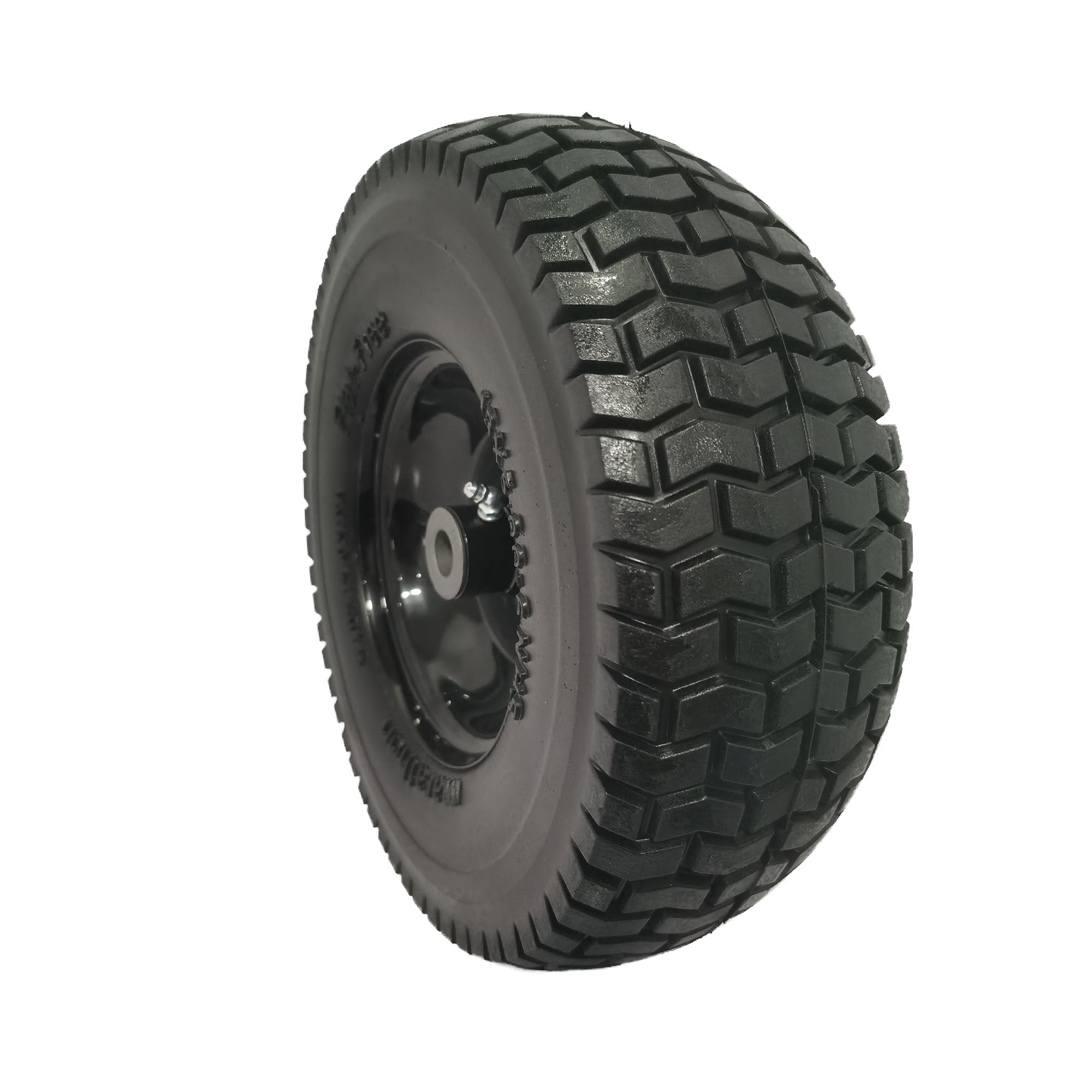 (4-Pack) 13x5.00-6 Flat Free Tire and Wheel Assemblies - Compatible for ...