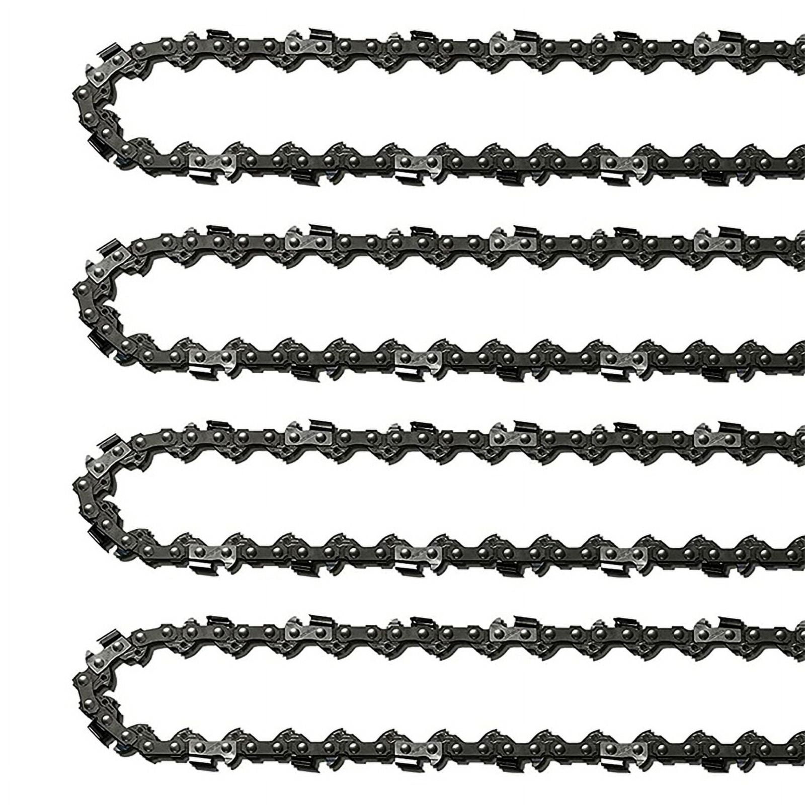 4 Pack 14 Inch Chainsaw Chain 52 Drive Links, 0.05In Gauge, 3/8Inch LP ...