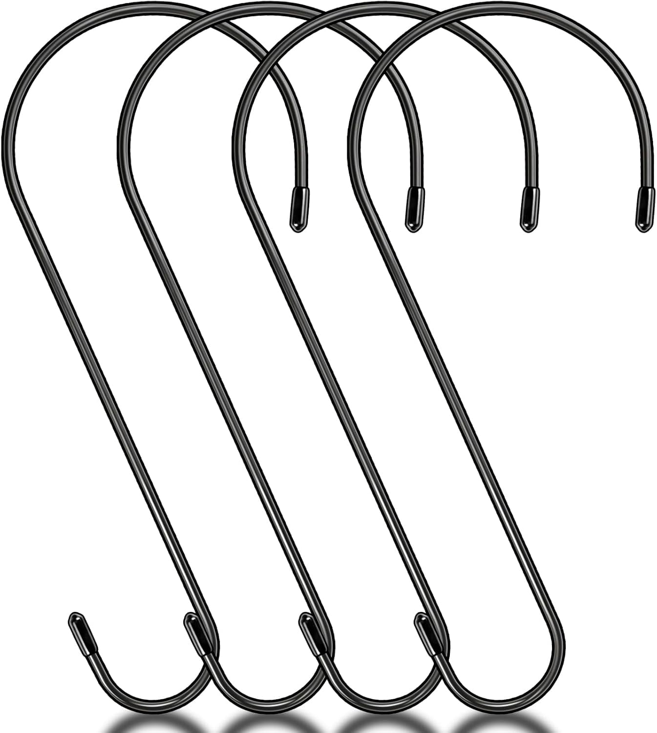 4 Pack 14 Inch Tree Branch Hooks, Extra Large S Hooks for Bird Feeder ...