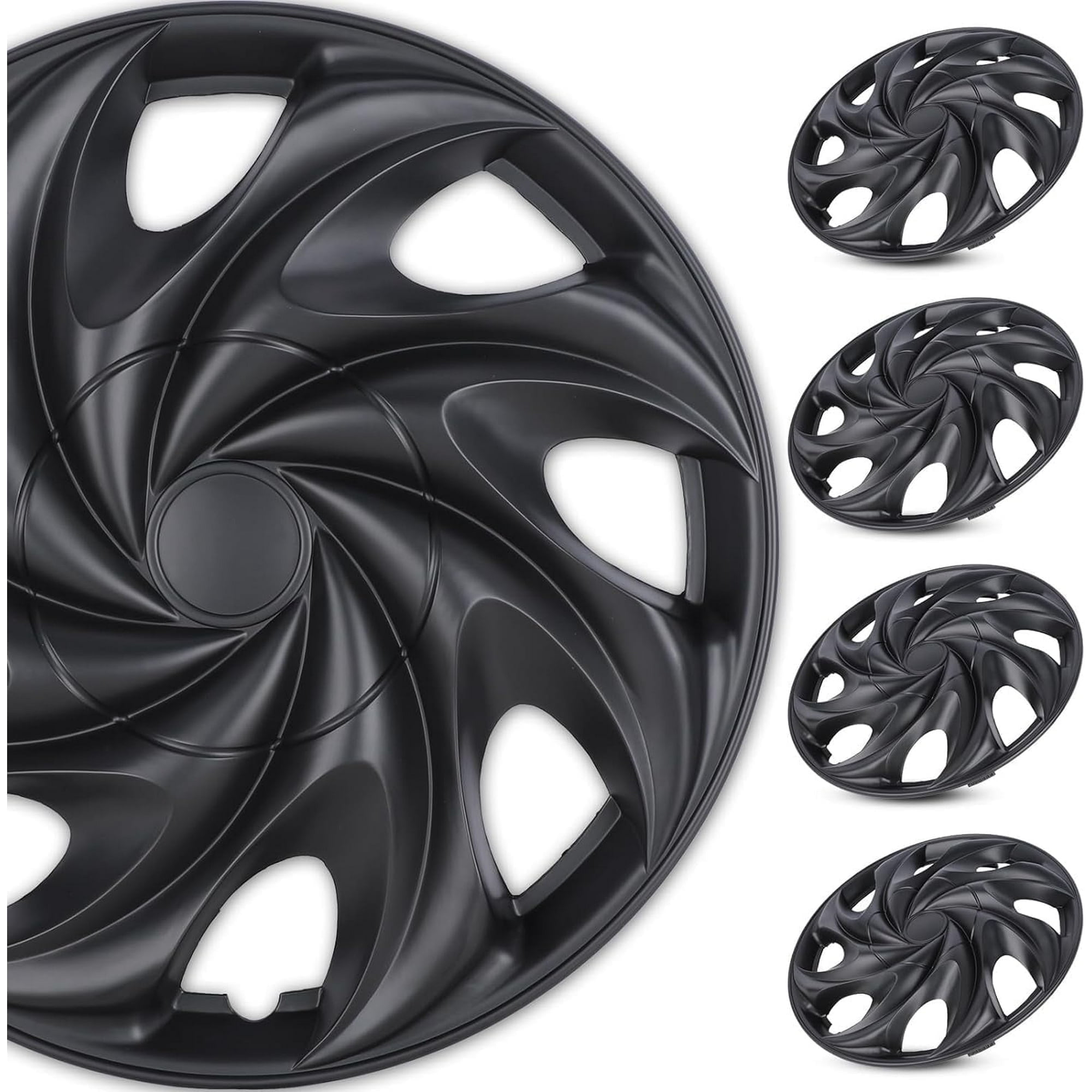(4 Pack)14 inch Universal Wheel Rim Cover Hubcaps Snap on Car Truck Fit ...