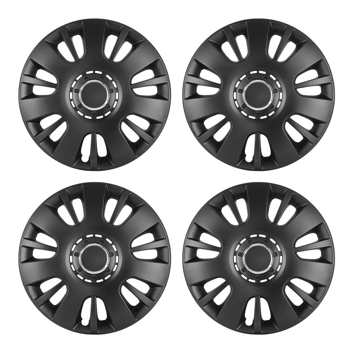 (4 Pack)14 inch Universal Wheel Rim Cover Hubcaps Snap on Car Truck Fit ...