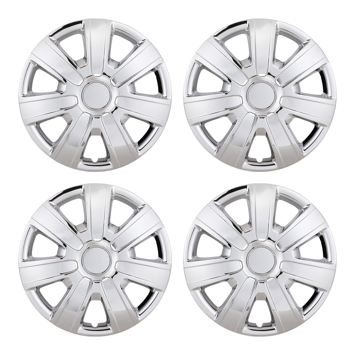 (4 Pack)14 inch Universal Wheel Rim Cover Hubcaps Snap on Car Truck Fit ...
