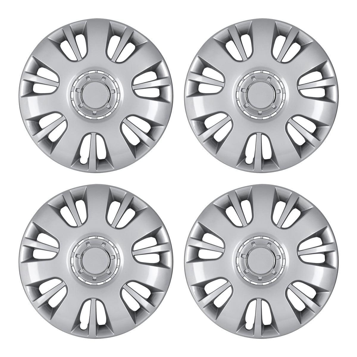(4 Pack)14 inch Universal Wheel Rim Cover Hubcaps Snap on Car Truck Fit ...