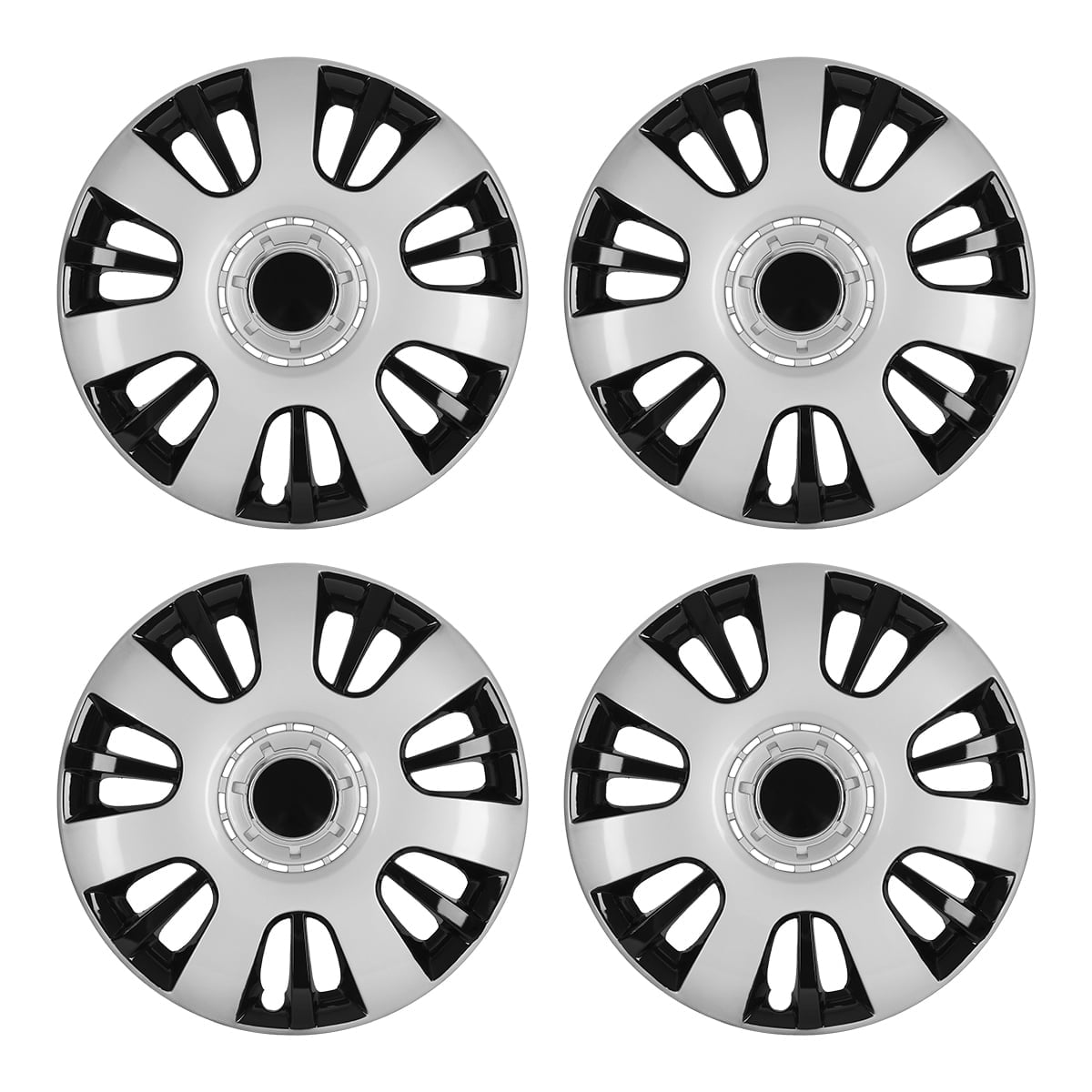 (4 Pack)14 inch Universal Wheel Rim Cover Hubcaps Snap on Car Truck Fit ...