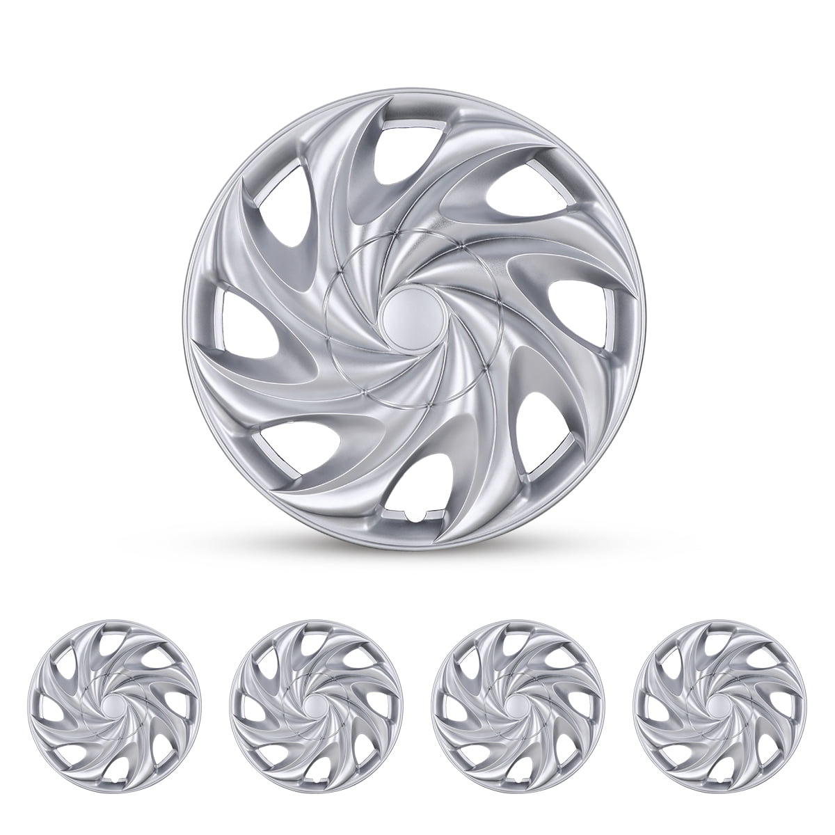 (4 Pack)14 Inch Universal Wheel Rim Cover Hubcaps Snap On Car Truck Fit ...