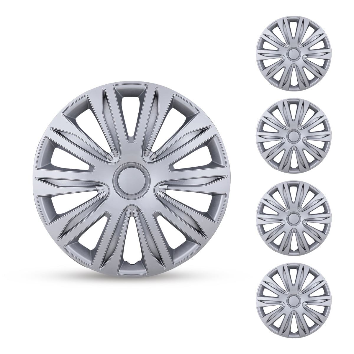 (4 Pack)14 Inch Universal Wheel Rim Cover Hubcaps Snap On Car Truck SUV ...