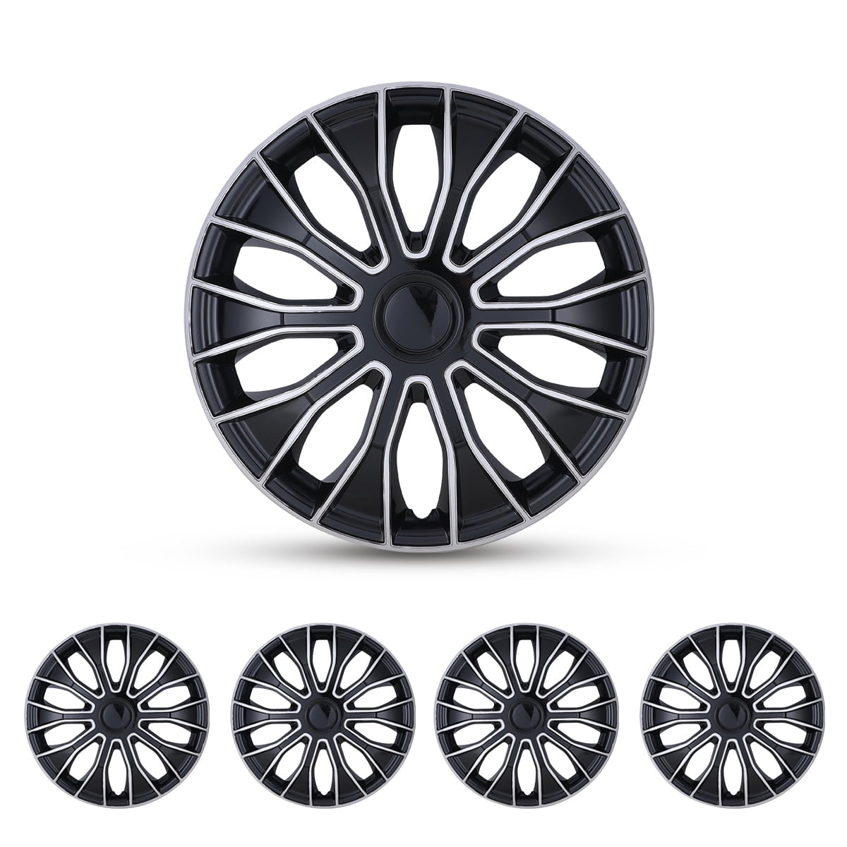4Pcs 14 inch Universal Hubcaps,Wheel Rims Cover,Snap on Car Truck SUV ...