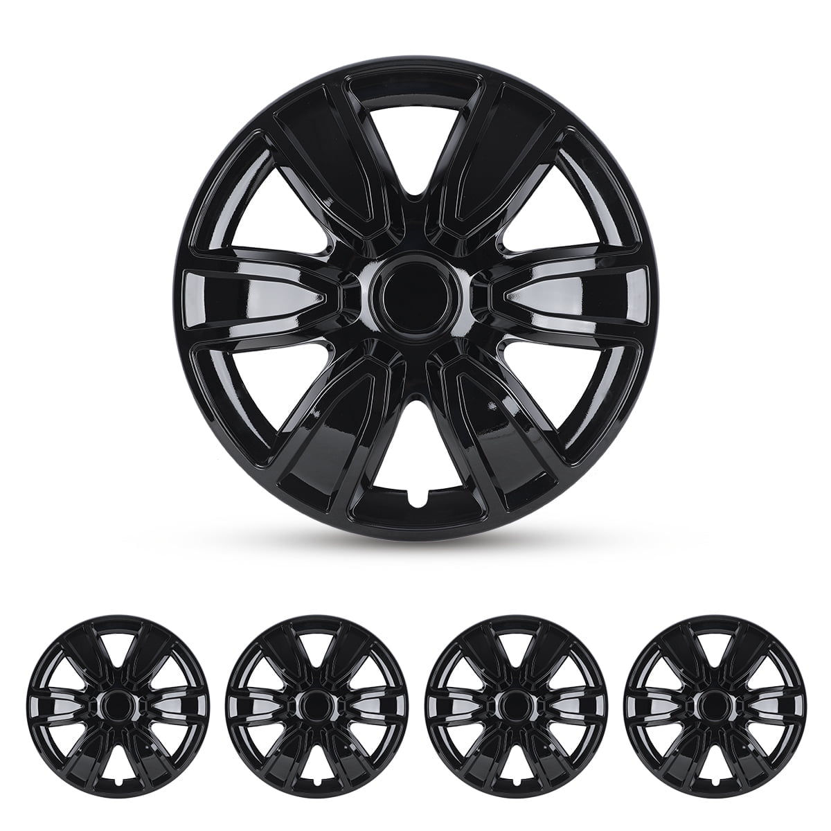 4 Pack 14 inch Universal Wheel Rims Cover Hubcaps,Snap on Car Truck SUV ...