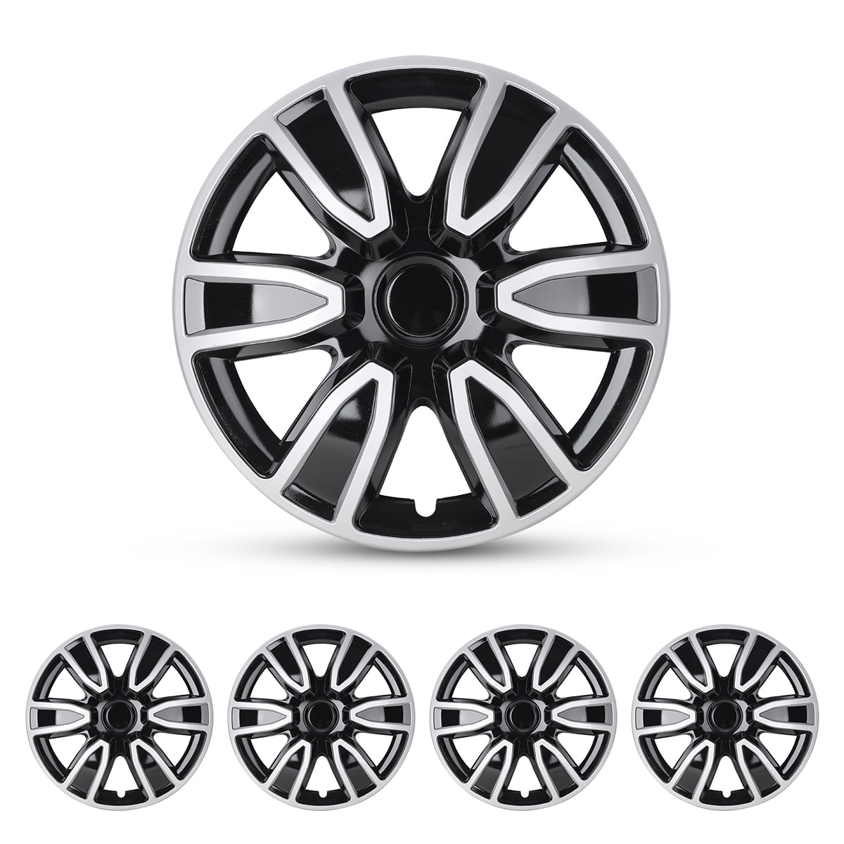 4 Pack 14 inch Universal Wheel Rims Cover Hubcaps,Snap on Car Truck SUV ...