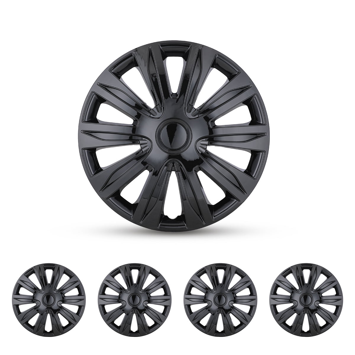 (4 Pack)15 inch Universal Wheel Rim Cover Hubcaps Snap on Car Truck Fit ...