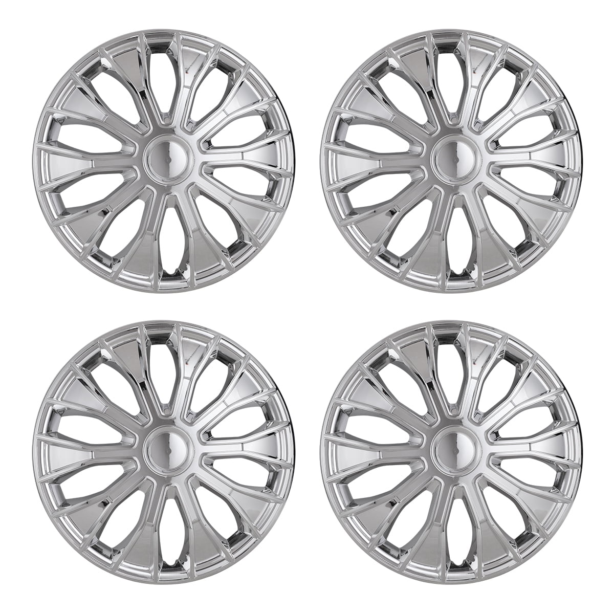 (4 Pack)15 inch Universal Wheel Rim Cover Hubcaps Snap on Car Truck Fit ...