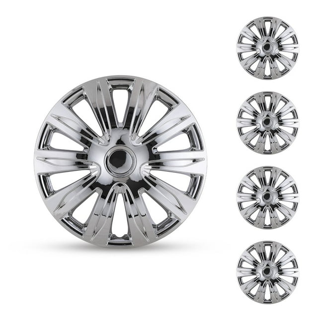 (4 Pack)15 Inch Universal Wheel Rim Cover Hubcaps Snap On Car Truck Fit ...
