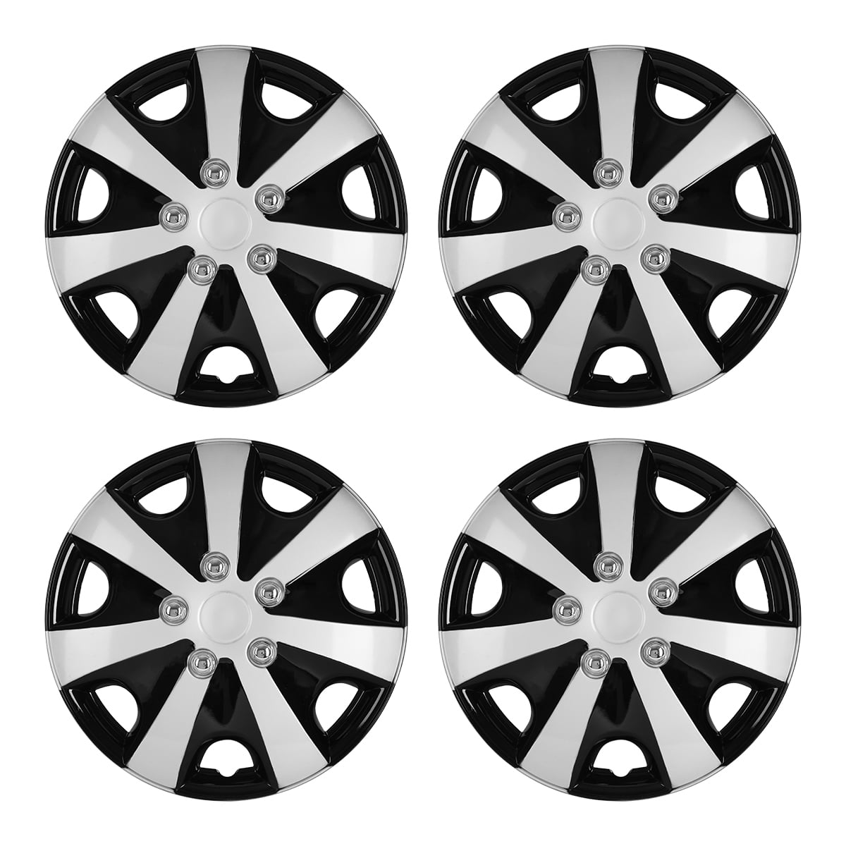 (4 Pack)15 inch Universal Wheel Rim Cover Hubcaps Snap on Car Truck Fit ...