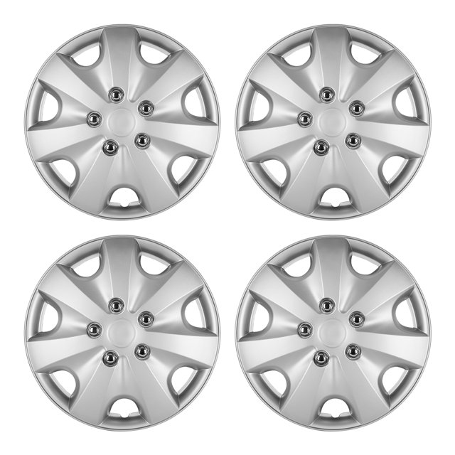 (4 Pack)15 Inch Universal Wheel Rim Cover Hubcaps Snap On Car Truck Fit ...