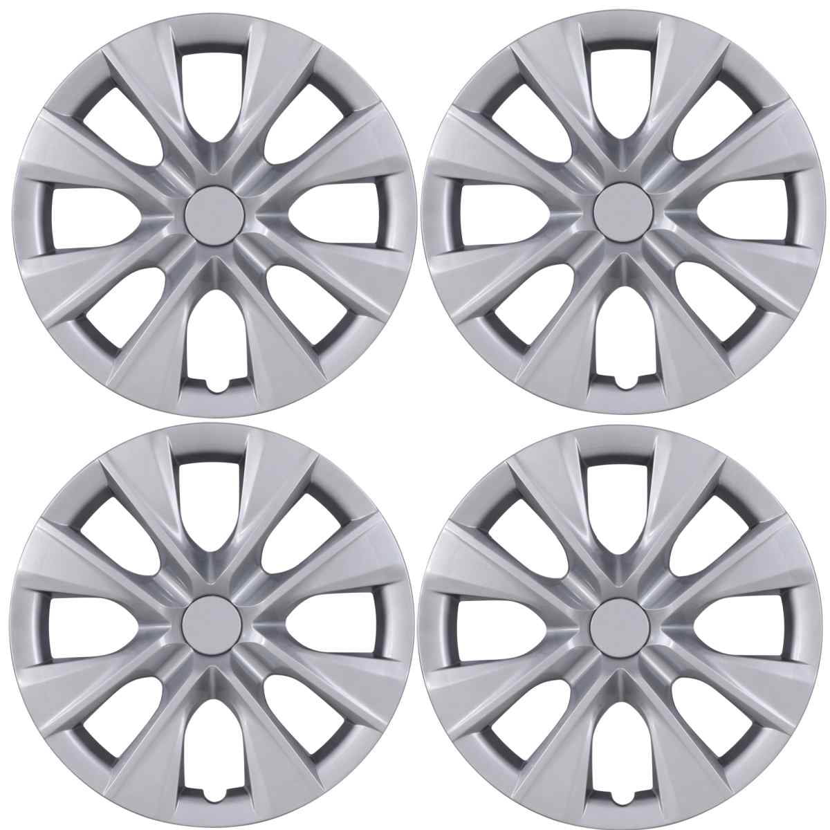 (4 Pack)15" Set of 4 Hubcaps Wheel Rims Cover for 2009-2019 Toyota ...