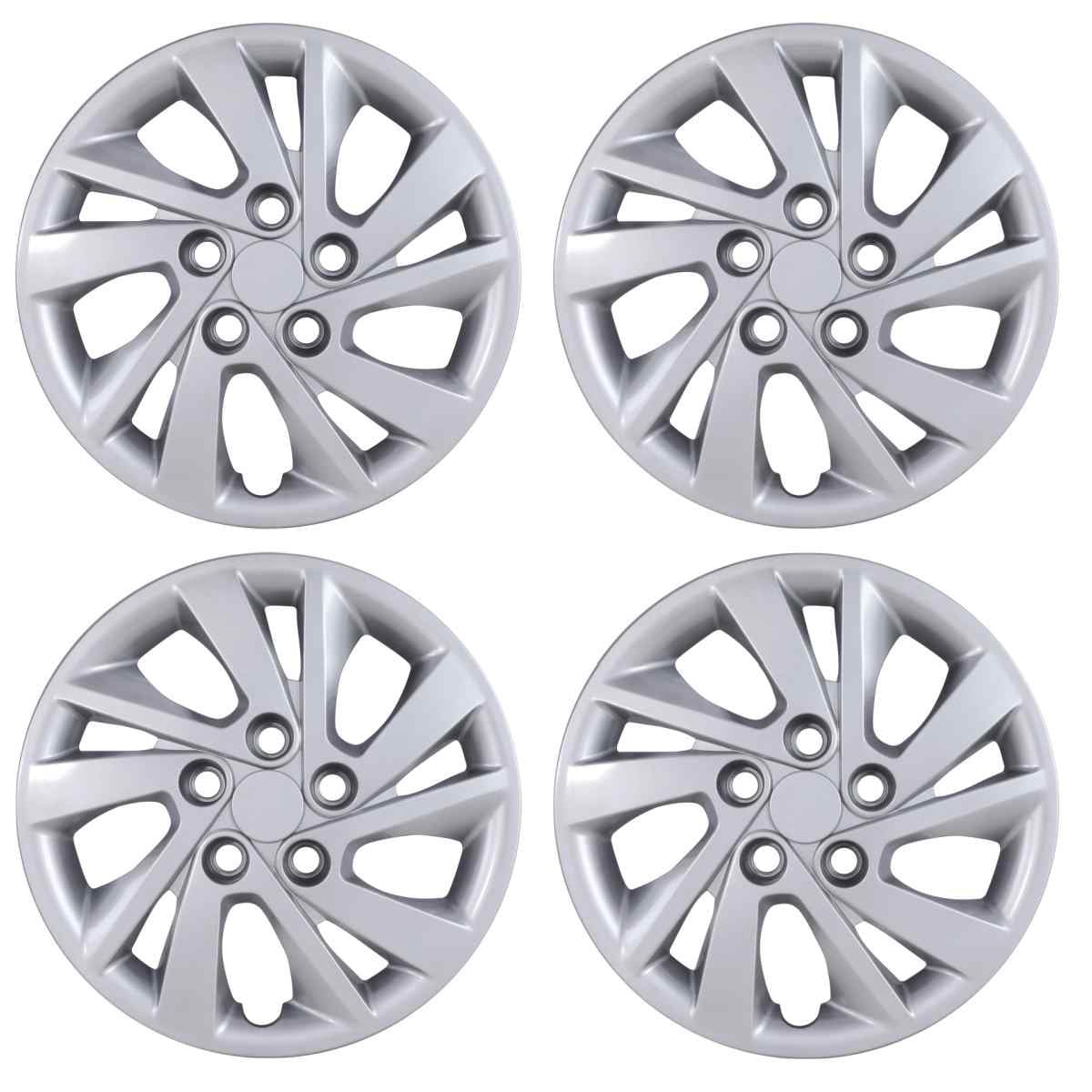 (4 Pack)15" Set Of 4 Hubcaps Wheel Rims Cover for 2017-2020 Hyundai ...
