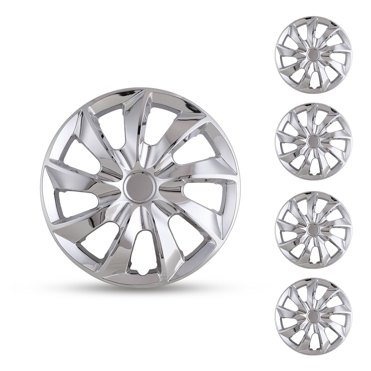 (4 Pack)15" Universal Wheel Rim Cover Hubcap Snap on Car Truck Fit R15 ...