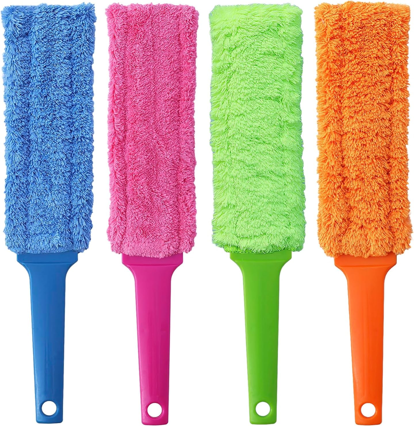 4 Pack 15 inch Reuseable Microfiber Feather Duster, Blind Duster, Gap ...