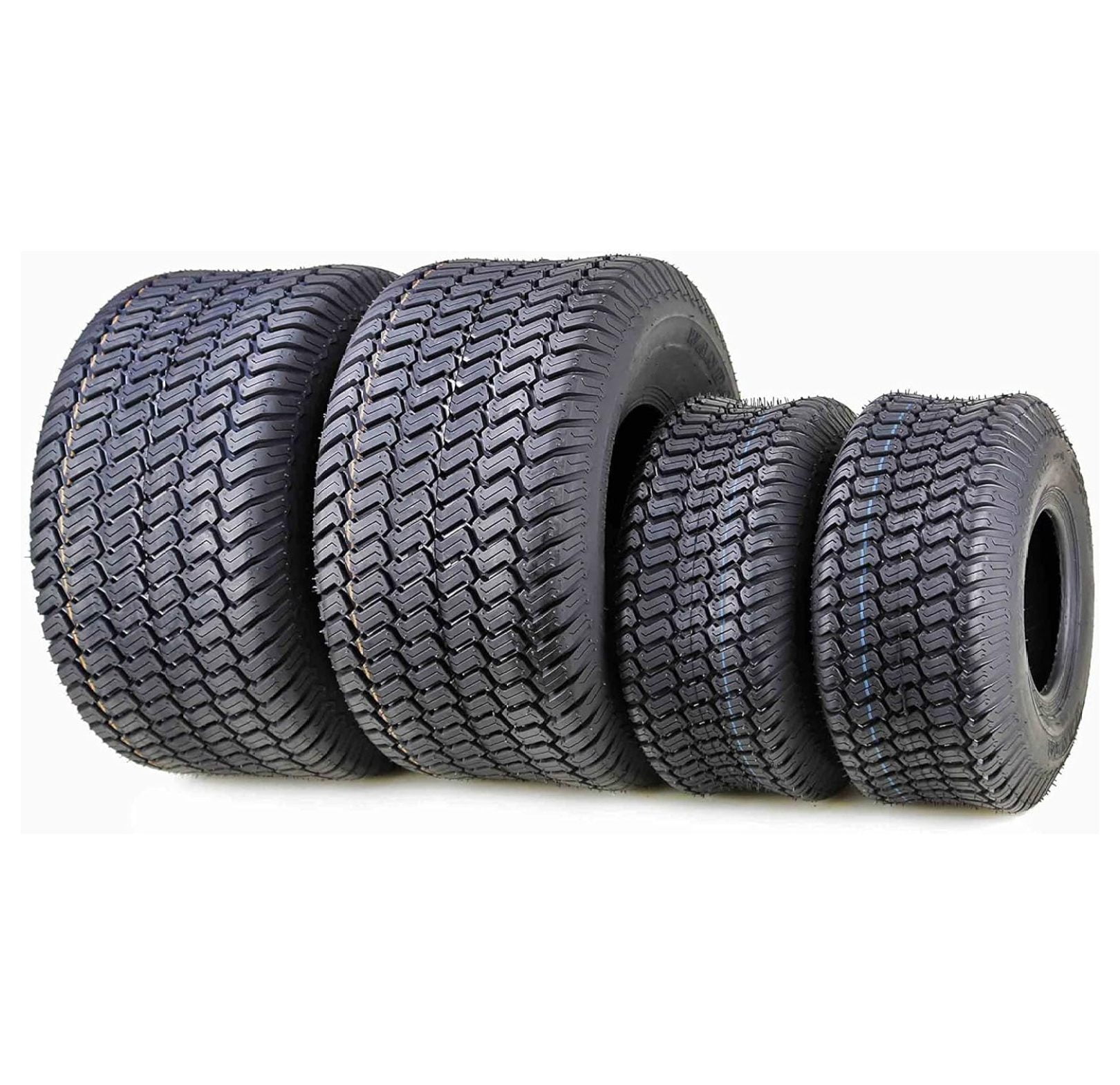 4 Pack 15x6-6 & 18x8.5-8 Ride Lawn Mower Turf Tires 4 - Walmart.com