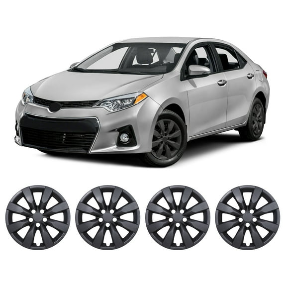 4 Pack 16" Hubcap Wheel Cover For 2014-2016 Toyota Corolla,Wheel Rim ...