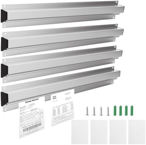 4 Pack 16 Inch Restaurant Ticket Holder Receipt Holder, Aluminum Slide ...
