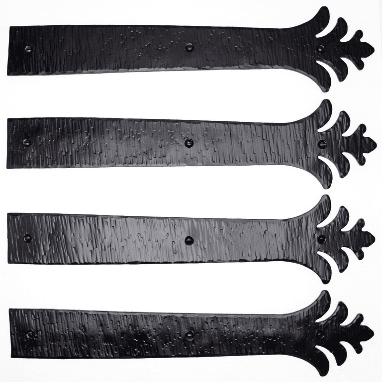 black field gate hinges