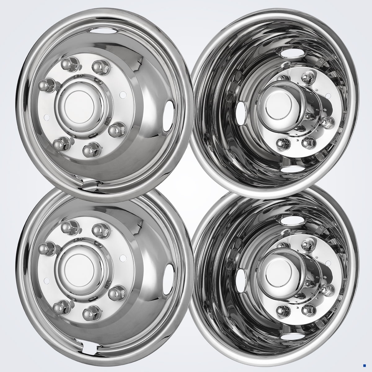 (4 Pack) 17-inch Set of 4 for 2005-2024 Ford F350 8 Lugs 4 Hand Holes ...