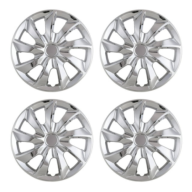 (4 Pack)17 Inch Universal Wheel Rim Cover Hubcaps Snap On Car Truck Fit ...