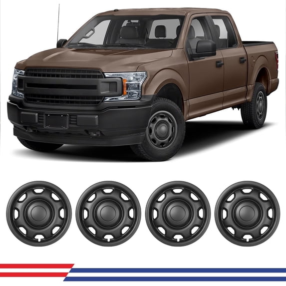 4 Pack 17 inch Wheel Skins for 2010-2025 Ford F-150 XL Model,Hubcaps ...